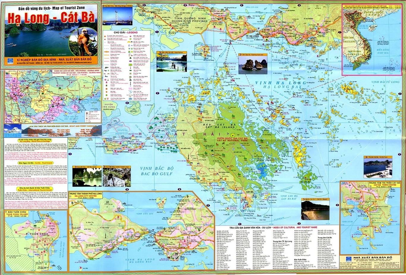Cat Ba maps Cat Ba maps